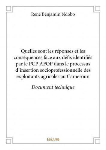 Quelles sont les réponses et les conséquences... - René benjamin Ndobo ...
