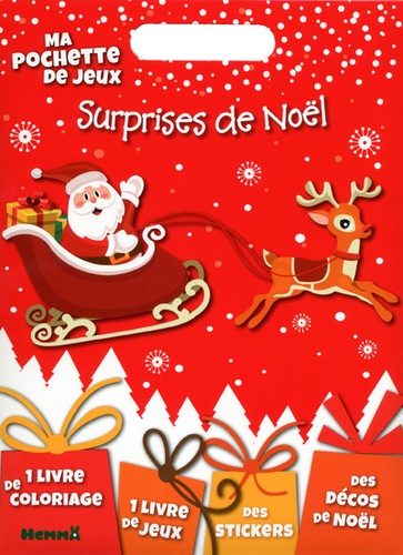 Ma pochette de jeux surprises de Noël de Adèle Constant - Livre - Decitre