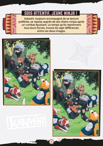 Mon bloc de jeux Naruto - Le monde de Naruto de Adeline Michel Tran ...