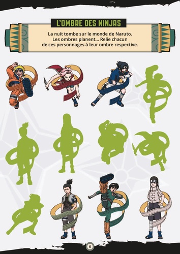 Mon bloc de jeux Naruto - Le monde de Naruto de Adeline Michel Tran ...