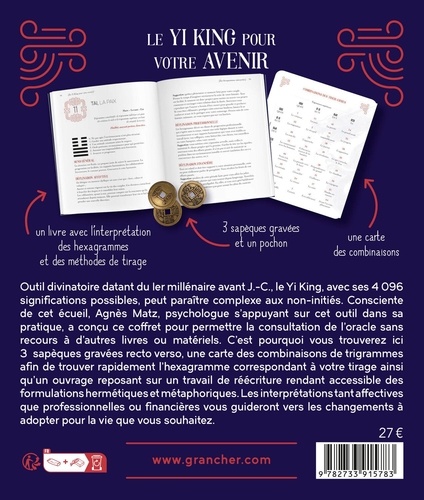 Le Yi king pour votre avenir - Un livre, une... - Agnès Matz - Livres ...