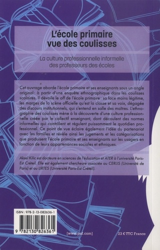 L'école primaire vue des coulisses - La culture... de Aksel Kilic ...