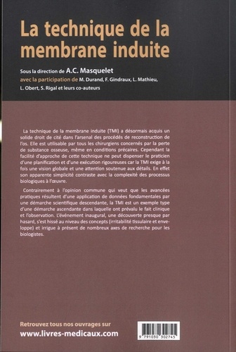 La technique de la membrane induite - Alain-Charles Masquelet - Livres ...