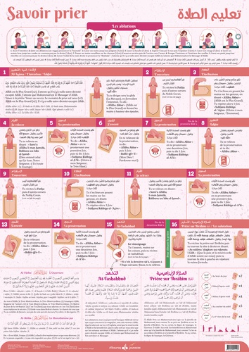 Savoir prier fille - Poster de Albouraq Albouraq - Grand Format - Livre ...