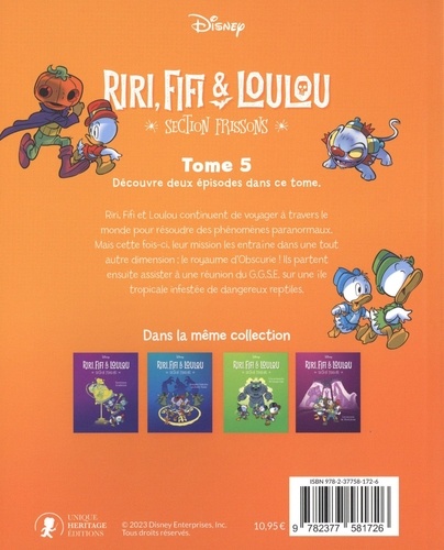 Riri, Fifi & Loulou - Section frissons Tome 5.... de Alessandro Gatti ...