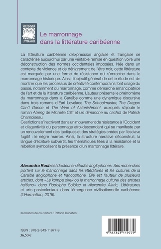 Le marronnage dans la littérature caribéenne de Alexandra Roch - Grand ...