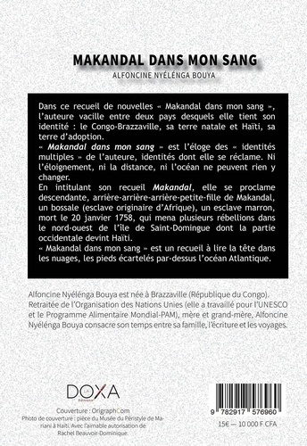 Makandal dans son sang de Alfoncine Nyélénga Bouya - Grand Format ...