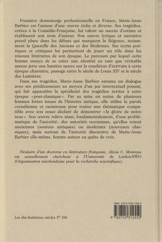 Marie-Anne Barbier et la tragédie post-classique - Alicia Montoya ...