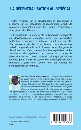 La décentralisation au Sénégal - De la... de Alioune Niang Mbaye ...