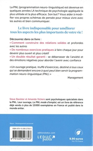 La PNL, mode d'emploi de Amanda Vickers - Poche - Livre - Decitre