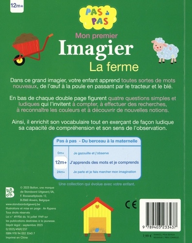 Mon premier imagier La ferme de An Rypens - Album - Livre - Decitre