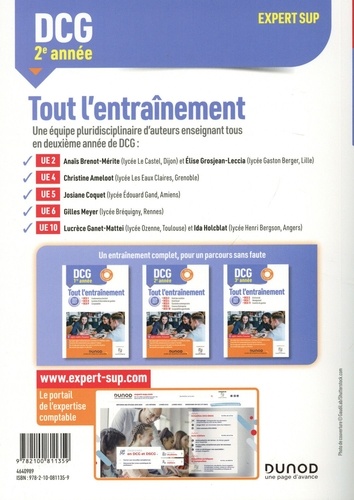 DCG Année 2 - DCG 2, DCG 4, DCG 5, DCG 6, DCG 10... de Anaïs Brenot ...