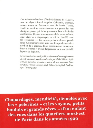 Petit chien sans ficelle - Mémoires d’enfance... de André Schlesser ...