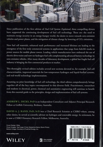 Fuel Cell Systems Explained de Andrew L. Dicks - Grand Format - Livre - Decitre