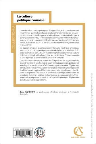 La culture politique romaine - De la fin de la... de Anne Gangloff ...