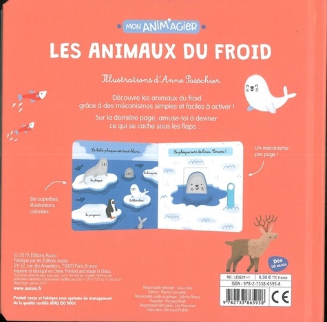 Les animaux du froid de Anne Passchier - Album - Livre - Decitre