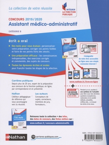 Assistant médico-administratif - Concours... de Annie Godrie - Grand Format - Livre - Decitre