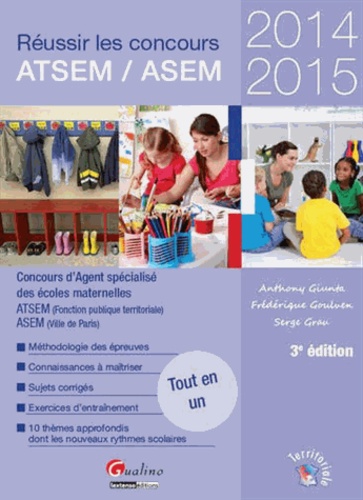 Réussir les concours Atsem/Asem 2014-2015 de Anthony Giunta - Livre ...