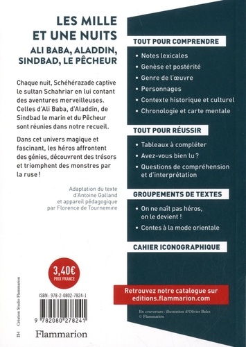 Les mille et une nuits - Ali Baba, Aladdin,... de Antoine Galland ...