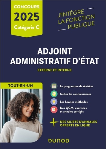 Concours Adjoint administratif d'Etat externe et... de Audrey Charmont - Grand Format - Livre ...