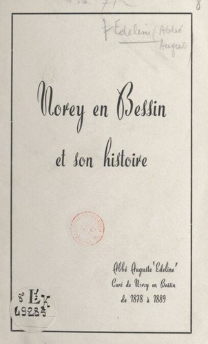 Norey-en-Bessin et son histoire de Auguste Edeline - PDF - Ebooks - Decitre