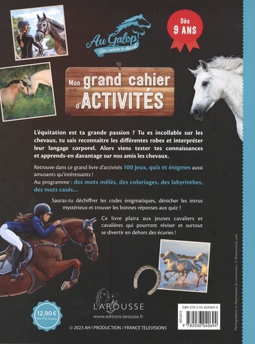 Mon grand cahier d'activités Au Galop ! Une... - Aurore Meyer - Livres ...