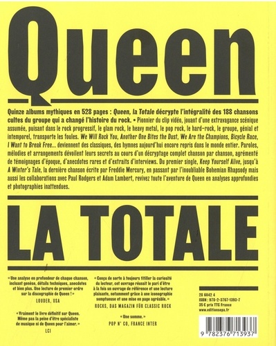 Queen la totale de Benoît Clerc - Grand Format - Livre - Decitre