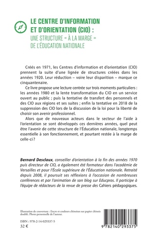 Le centre d'information et d'orientation (CIO) :... - Bernard Desclaux - Livres - Furet du Nord