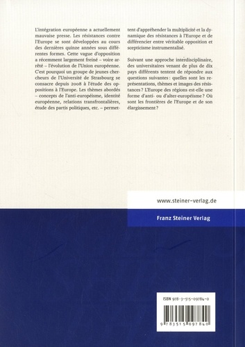 Contre l'Europe ? Anti-européisme,... de Birte Wassenberg - Grand ...