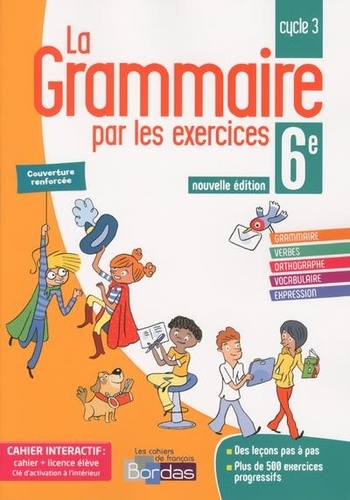 La grammaire par les exercices 6e de Bordas - Grand Format - Livre ...