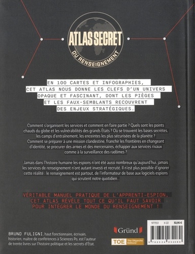 Atlas secret du renseignement - Bruno Fuligni - Livres - Furet du Nord