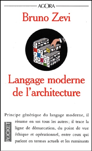 Langage Moderne De L'Architecture de Bruno Zevi - Poche - Livre - Decitre Langage Moderne De L'Architecture de Bruno Zevi - Poche - Livre - Decitre