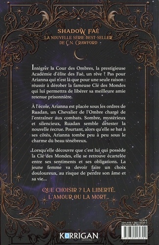 Shadow Faé Tome 1. La cour des ombres de C. N. Crawford - Grand Format ...