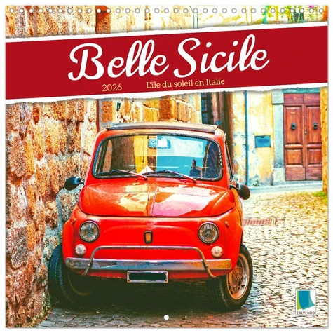 Belle Sicile (Calendrier mural carré 2026 30x30 cm) Calendrier double ...