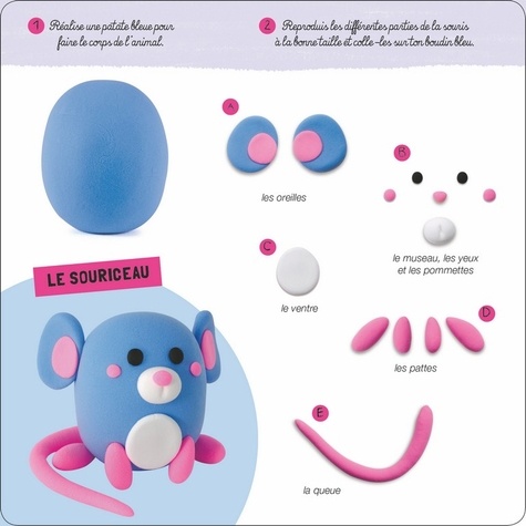 Mes animaux en pâte à modeler - Caroline Livoye - Livres - Furet du Nord