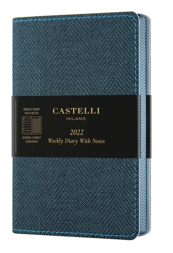 Agenda 2022 semainier poche Harris slate blue de Castelli Milano ...
