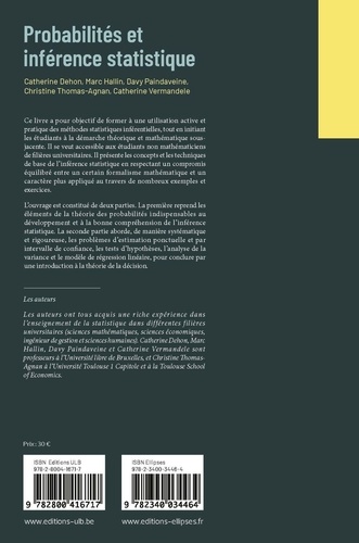 Probabilités et inférence statistique - Catherine Dehon - Livres ...