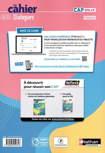 Français CAP CFA-LP de Catherine Lamboley - Grand Format - Livre - Decitre