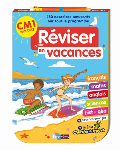 Réviser en vacances CM1 vers CM2 de Cécile Laugier - Livre - Decitre