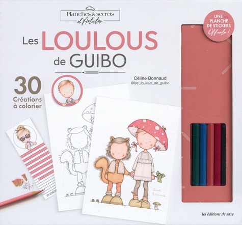 Coloriage les Loulous de Guibo de Céline Bonnaud - Livre - Decitre