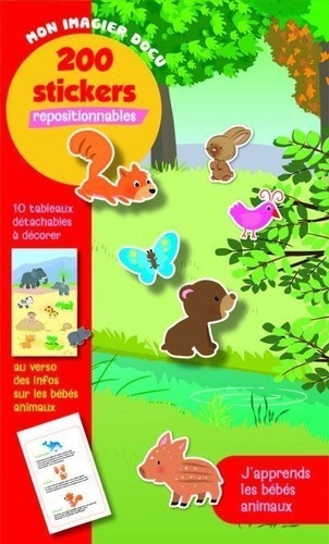 J'apprends les bébés animaux - 200 stickers... de Cerf-Volant - Album ...