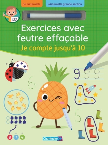 Je compte jusqu'à 10 - 3a maternelle Maternelle... de Chantecler ...