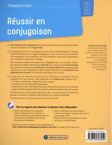 Réussir en conjugaison - CE1-CE2 de Charlène Schneider - Grand Format ...