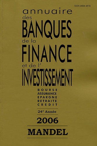 Annuaire des banques, de la finance et de... de Charles Mandel - Livre ...