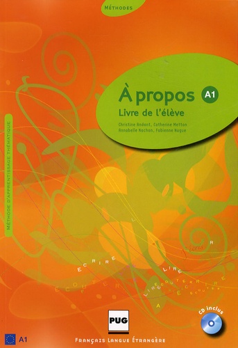 A propos A1 - Livre de l'élève de Christine Andant - Livre - Decitre