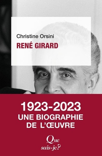René Girard de Christine Orsini - Poche - Livre - Decitre