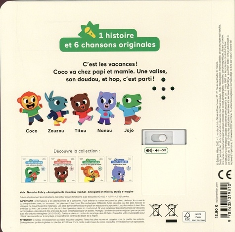 Coco va chez papi et mamie de Christine Palluy - Album - Livre - Decitre