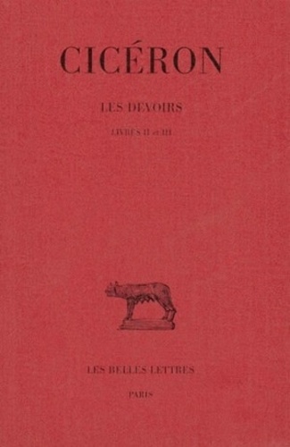 Les Devoirs. - livre 2 et 3 de Cicéron - Livre - Decitre