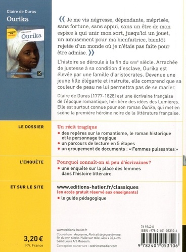 Ourika de Claire de Duras - Poche - Livre - Decitre