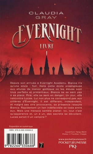 Evernight Tome 1. de Claudia Gray - Poche - Livre - Decitre